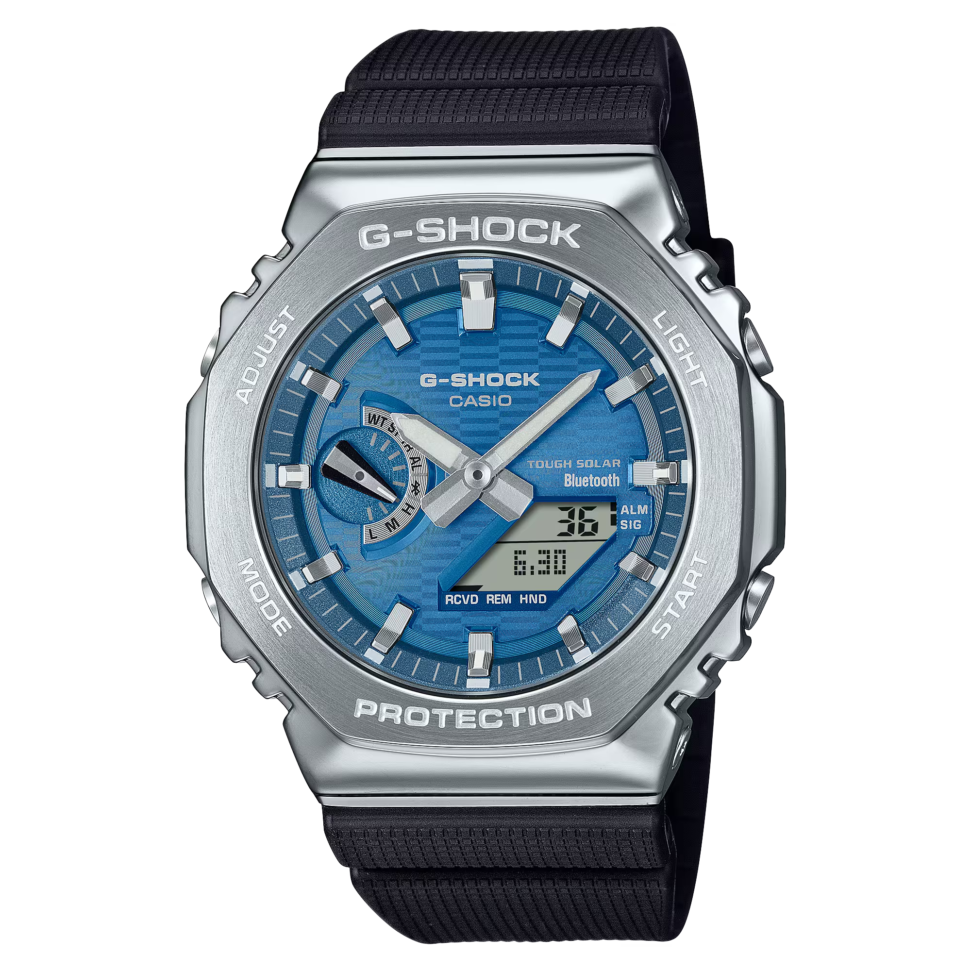G-Shock GBM2100A-2B G-STEEL 2100 Series Blue Dial Tough Solar – Arizona ...