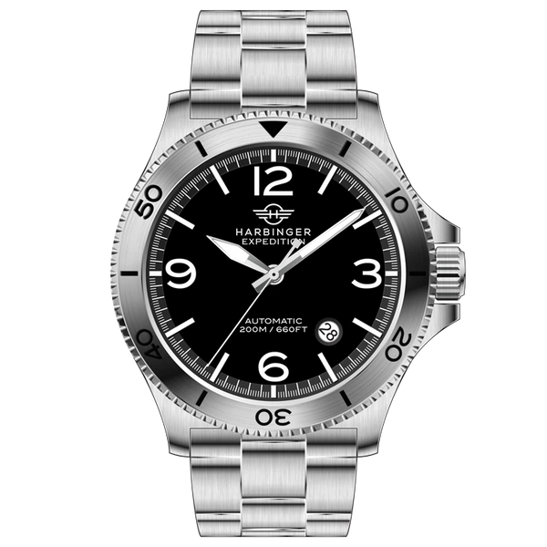 Harbinger EX1 Expedition Coal Automatic Desert Storm Stainless ...