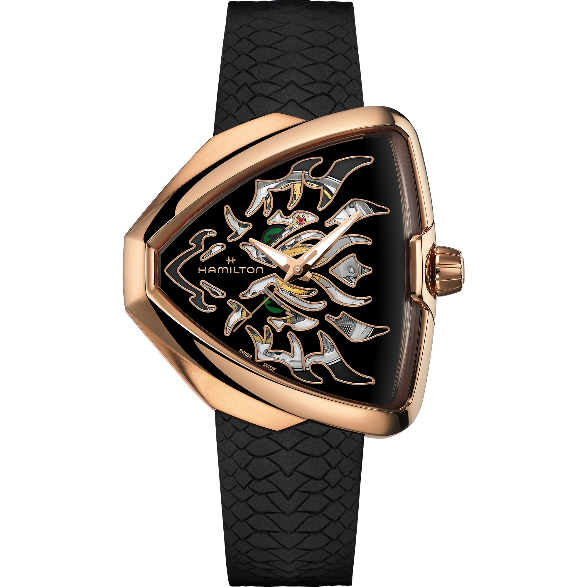 Hamilton H24525332 Year of the Dragon Ventura Elvis 80 Automatic Limit ...