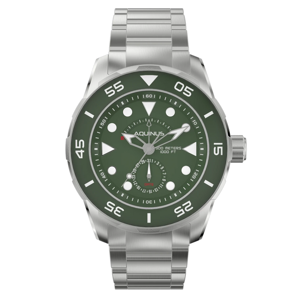 Aquinus ASSASN5BSGR001 Ruggada Green Dial Automatic // Pre-Owned ...