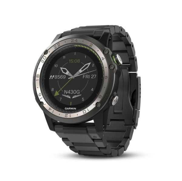 Garmin D2 Charlie GPS Aviator Navigation Watch Titanium Bezel with Tit ...